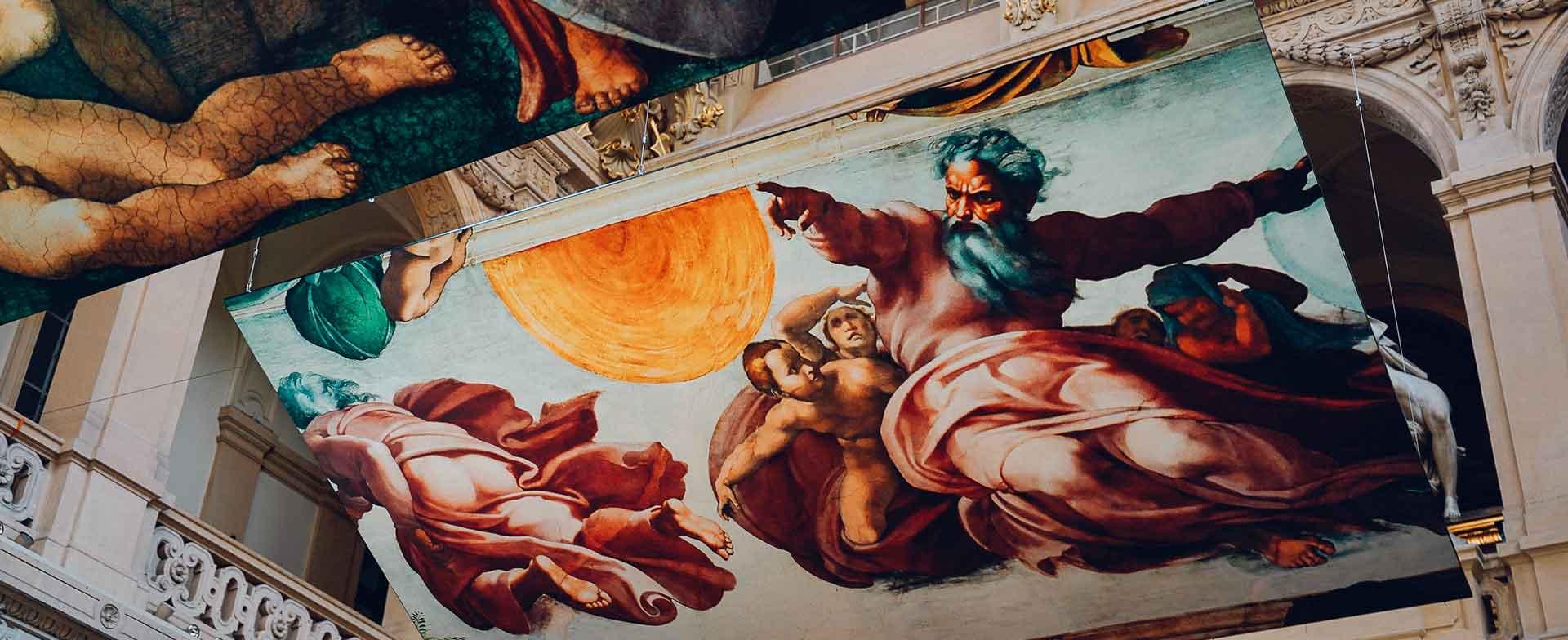 L'exposition sur la Chapelle Sixtine de Michel-Ange débarque à Bordeaux