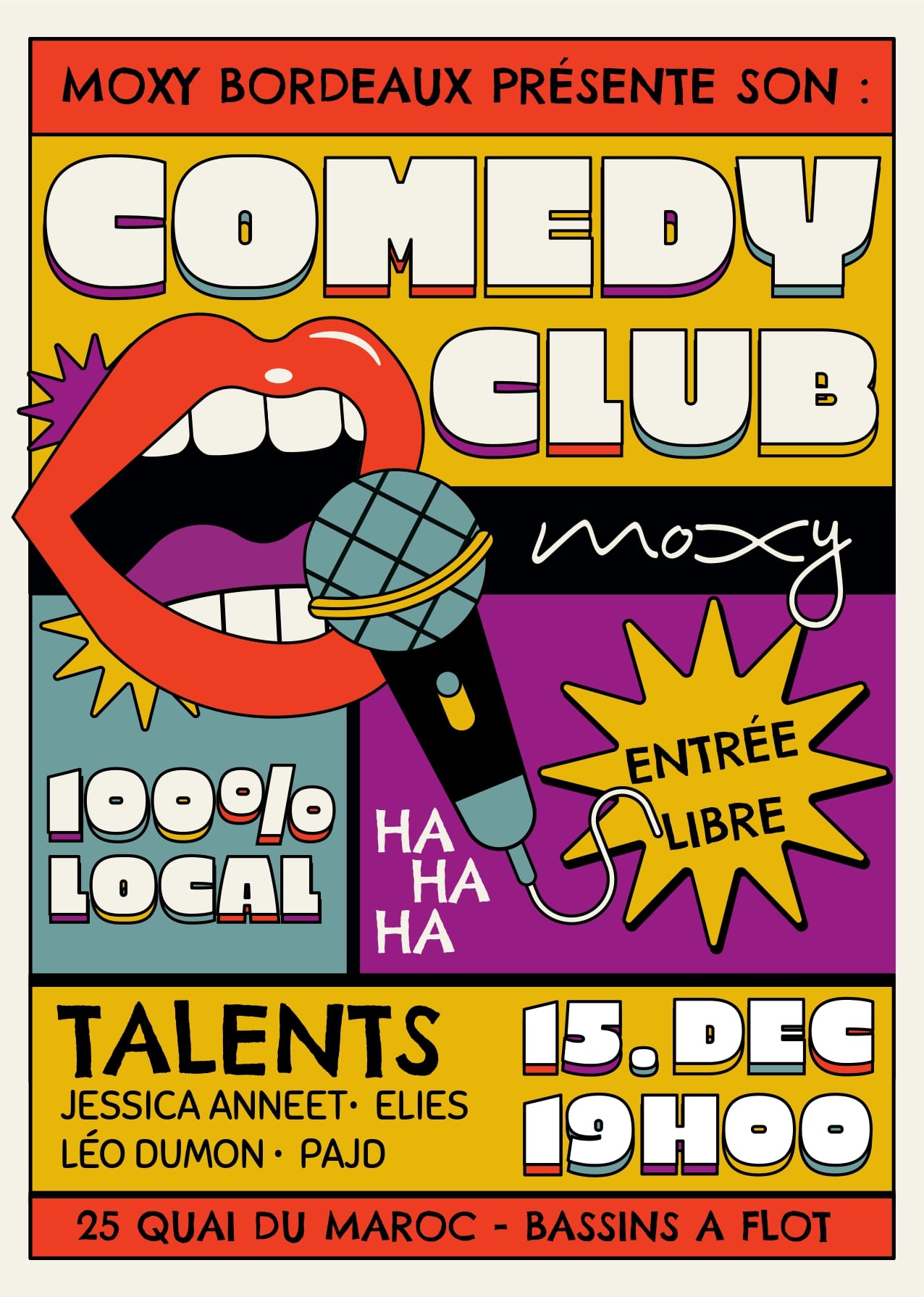 Notre sélection de comedy clubs à voir en décembre à Bordeaux