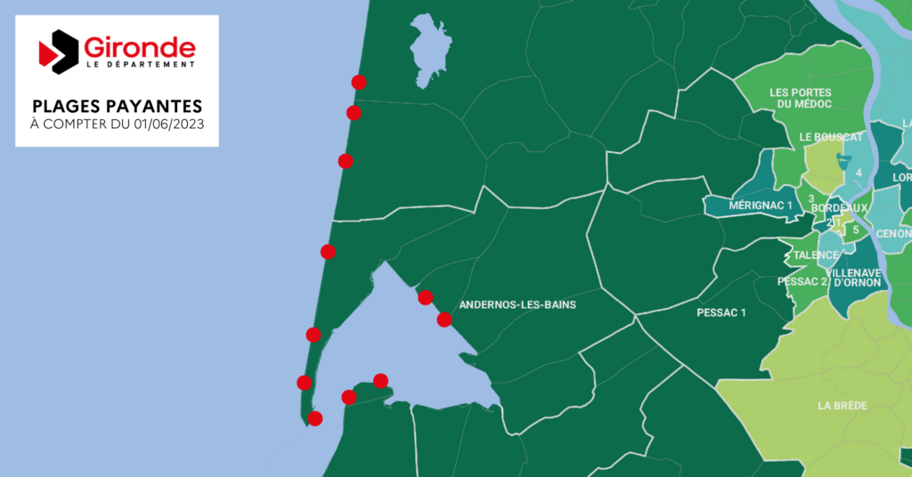 Les principales plages de Gironde seront payantes cet été [Poisson Avril]