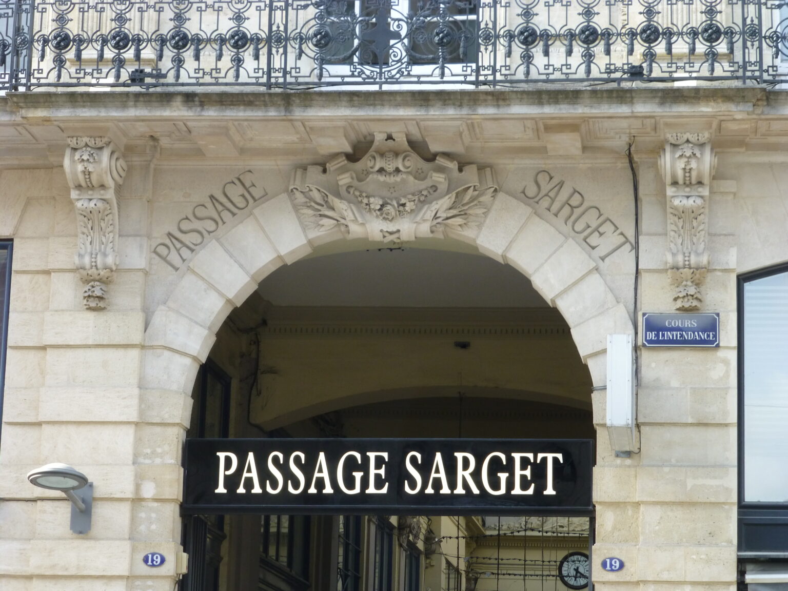 La petite histoire du Passage Sarget de Bordeaux