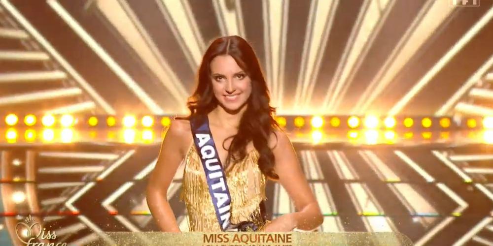 Lola Turpin, miss Aquitaine a reçu un prix spécial à Miss France