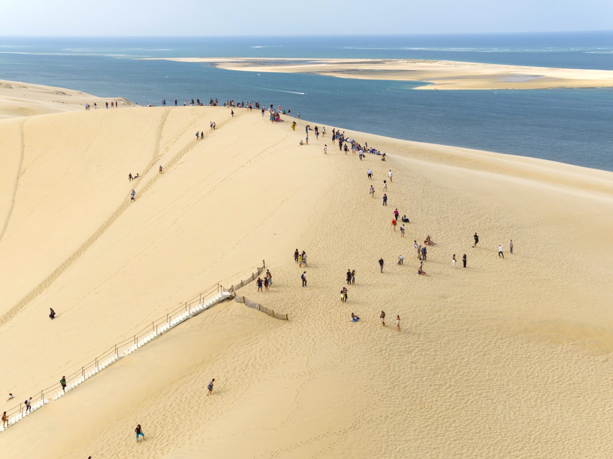 L'escalier de la Dune du Pilat est de retour